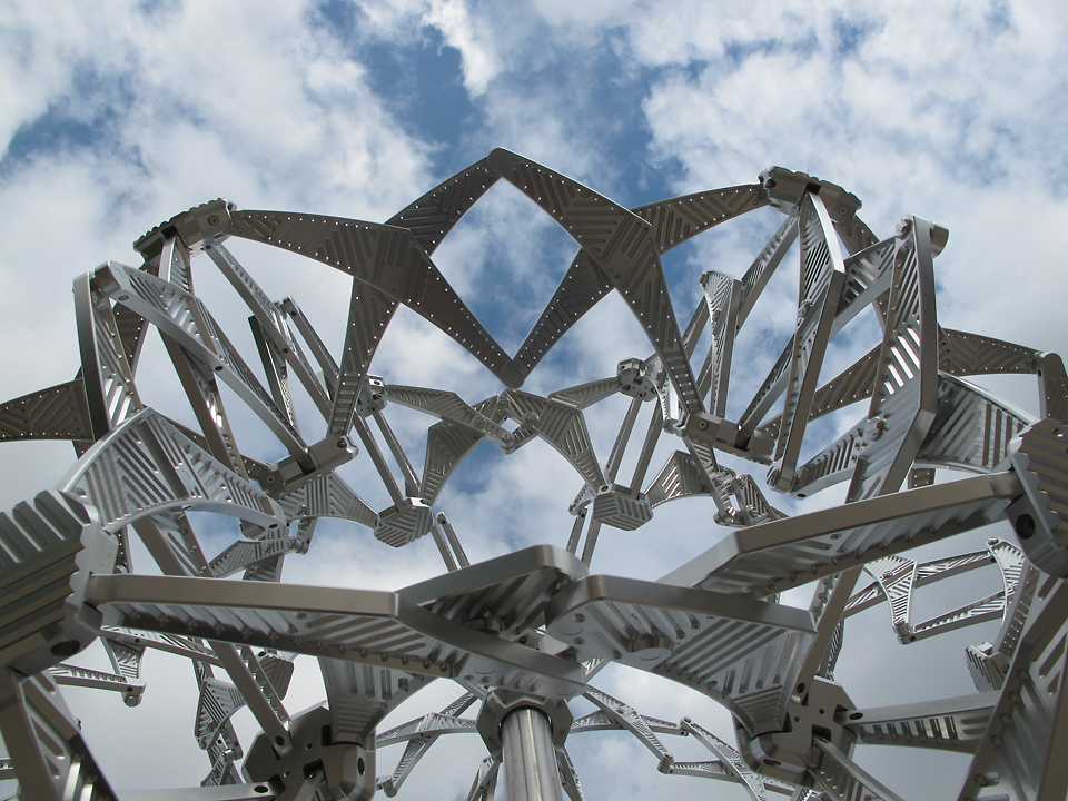 A Giant, Working Hoberman Sphere Made From Aluminum - Fast Company