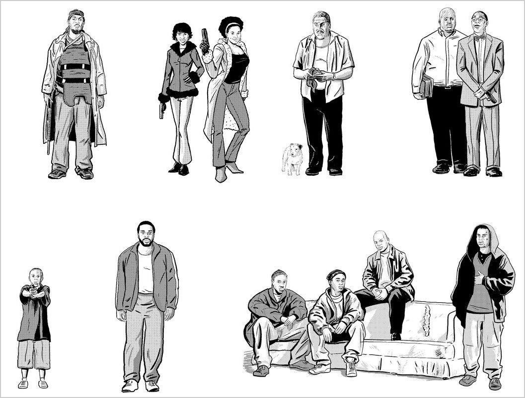 52 Characters From "The Wire" On One Poster - Fast Company