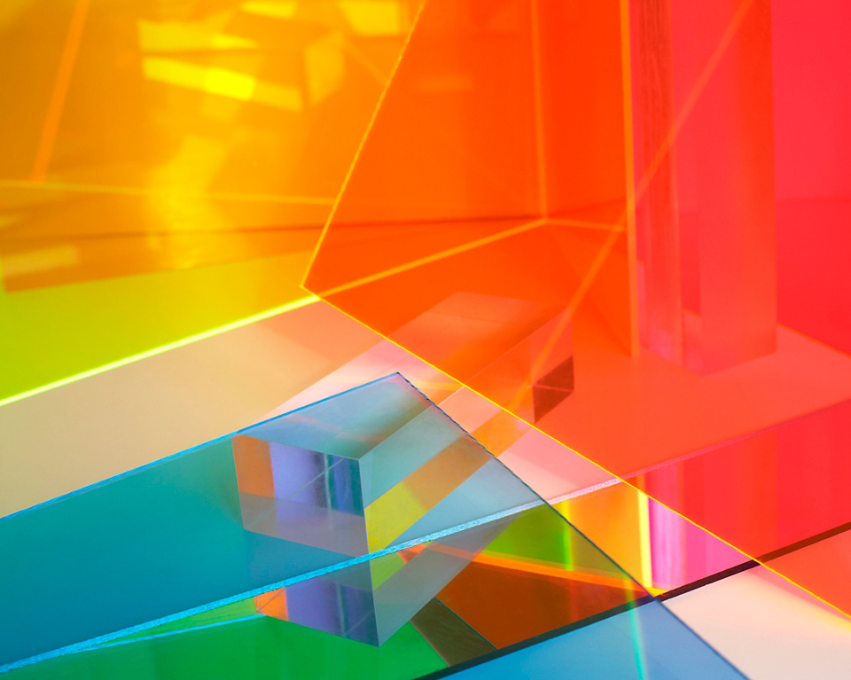 Floating Neon Color Fields, Made From Plastic - Fast Company