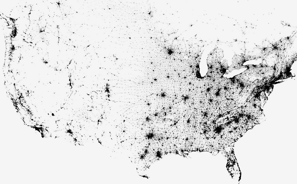 Infographic: Every Person In The U.S. And Canada, On One Crazy ...