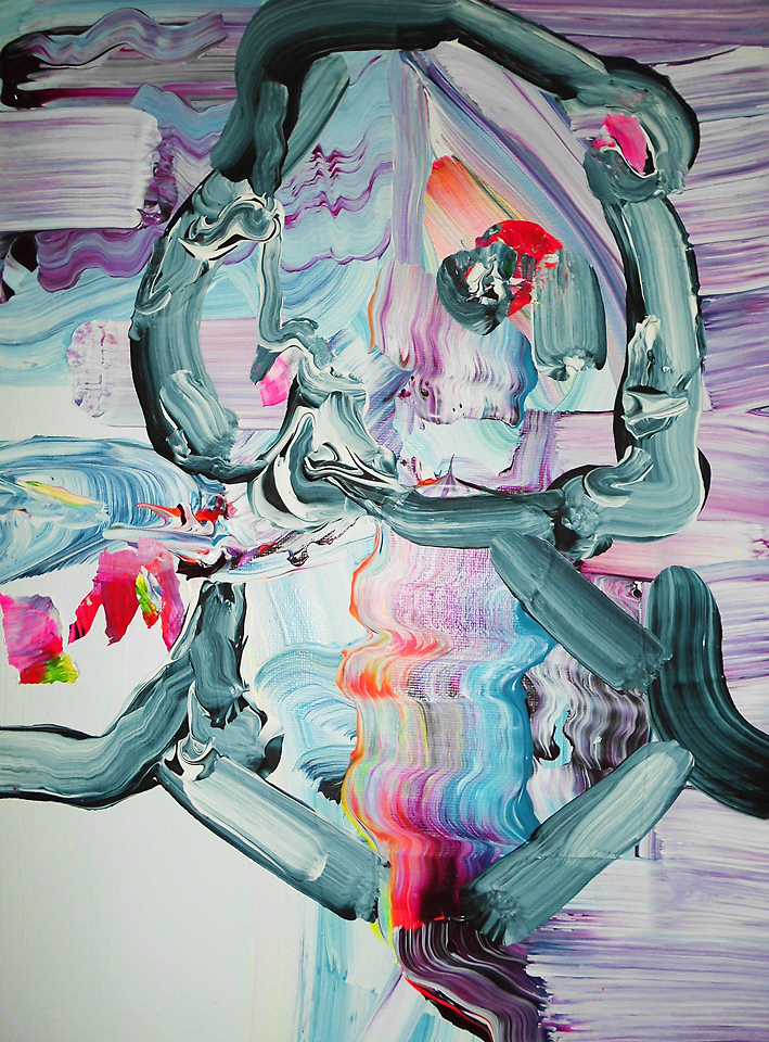 Paintings That Walk The Line Between Analog and Digital - Fast Company