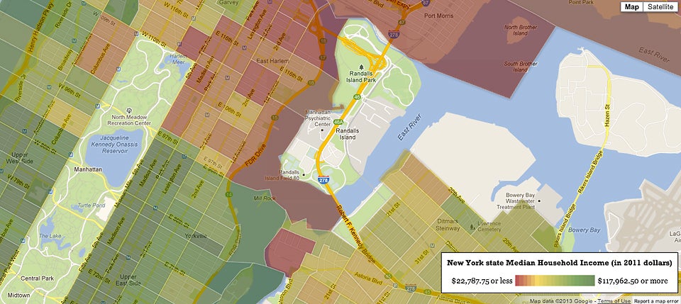 Infographic: The Average Income For Every Neighborhood In America ...
