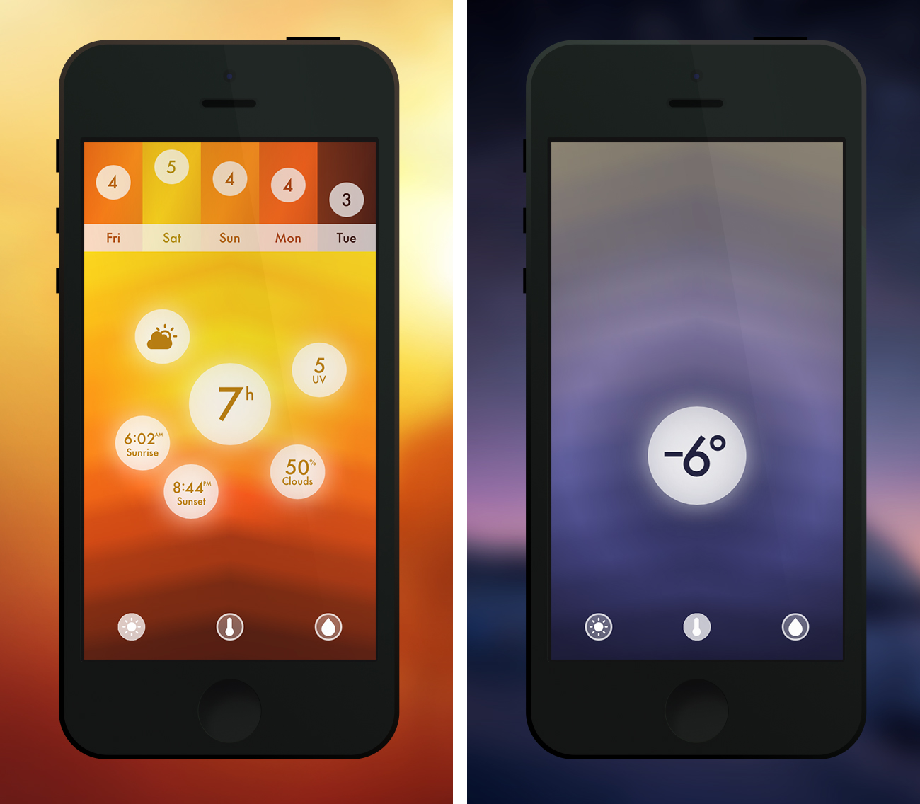Haze App Lets You See Weather Info, Not Just Read It - Fast Company