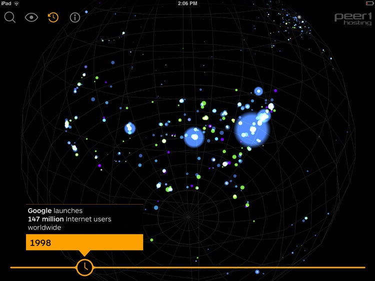 Infographic: An App That Maps The Web In Real Time - Fast Company