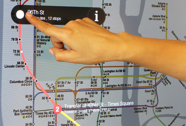 NYC Subways Deploy A Touch-Screen Network, Complete With Apps - Fast ...
