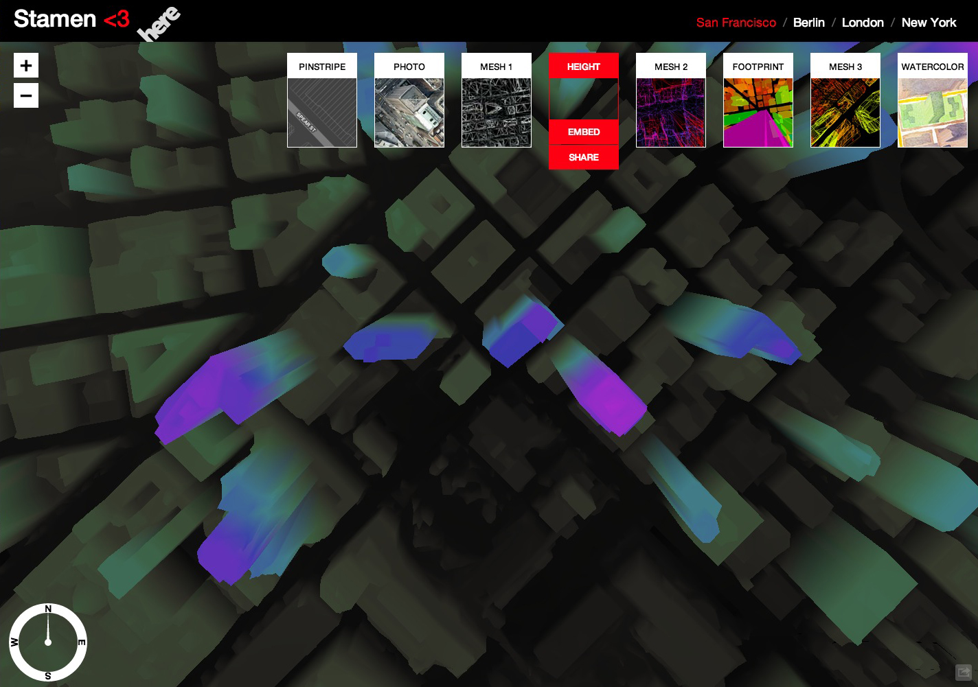 Stamen's New Map Tool Looks Like SimCity On Acid - Fast Company