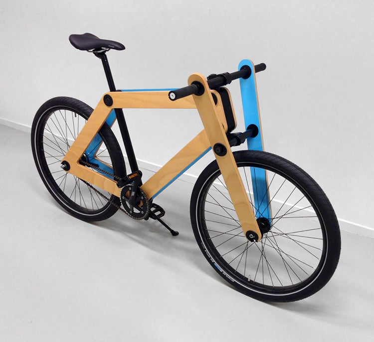A Flat-Packed Plywood Bike You Put Together Yourself - Fast Company