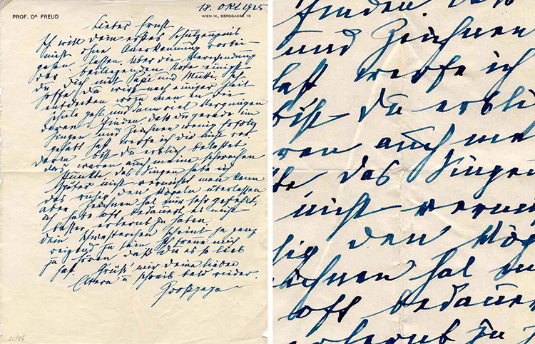 Kickstarting: Sigmund Freud's Handwriting As A Scrawling Typeface ...