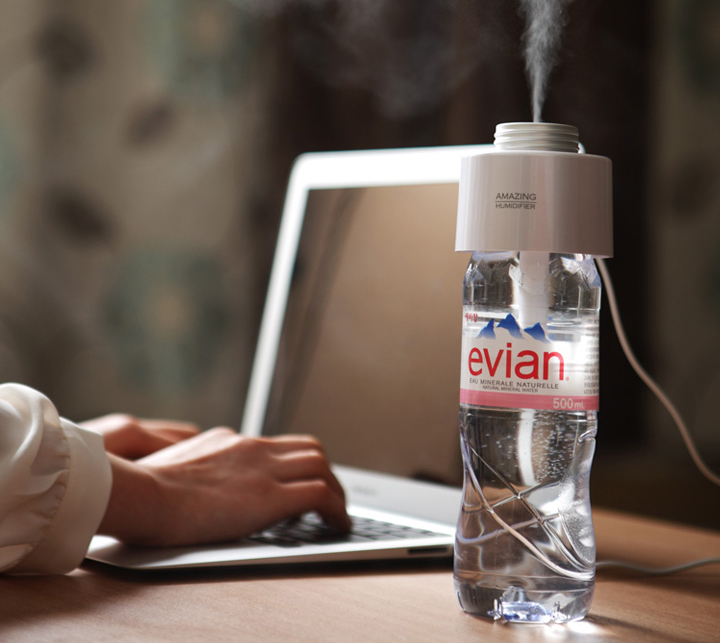 A $34 Cap That Turns Any Water Bottle Into A Humidifier - Fast Company
