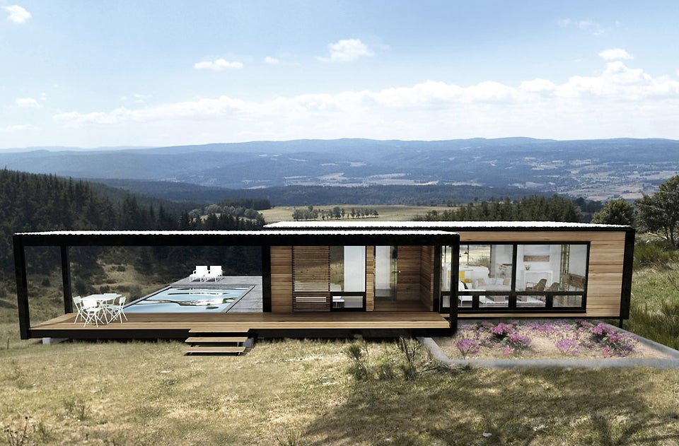 These Gorgeous Sustainable Pre-Fab Houses Fit In A Shipping Container ...