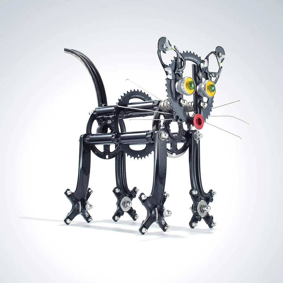 Check Out These Insane Sculptures Made From Bike Parts - Fast Company