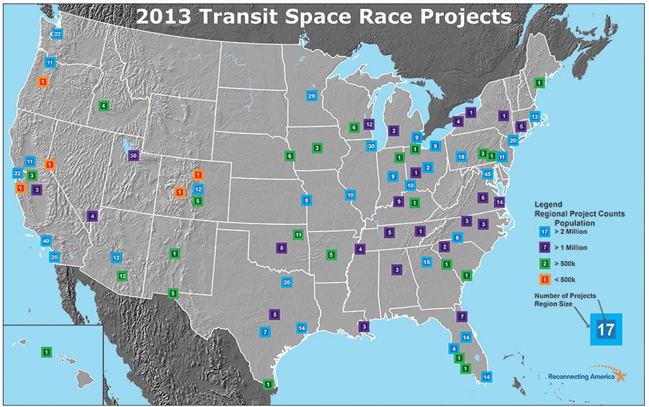 A Fantasy Map Of U.S. Transit Projects - Fast Company
