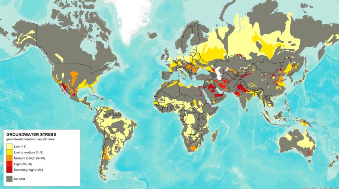 An Incredibly Detailed Map Shows The Potential Of Global Water Risks ...