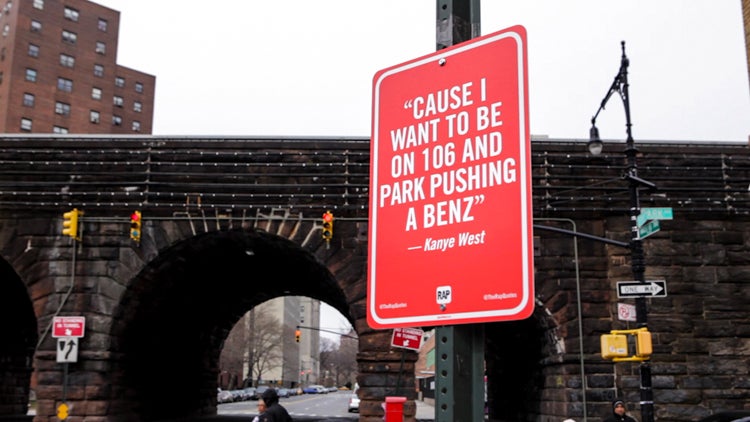 Guerrilla Street Signs Show The Intersection Of New York And Hip-Hop ...