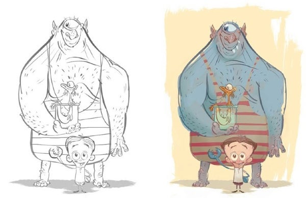 A Dream Team Of Animators Creates The Ultimate Coloring Book - Fast Company