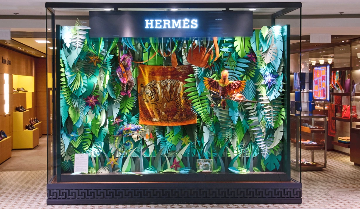 See A Jungle's Worth of Gorgeous Creatures Made From Hermès Scraps ...