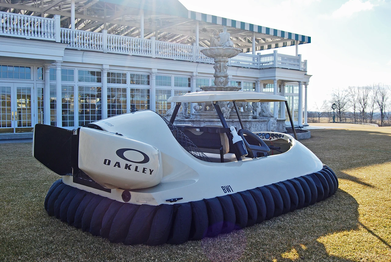 How Oakley Got Bubba Watson Behind The Wheel Of A Hovercraft Golf Cart ...