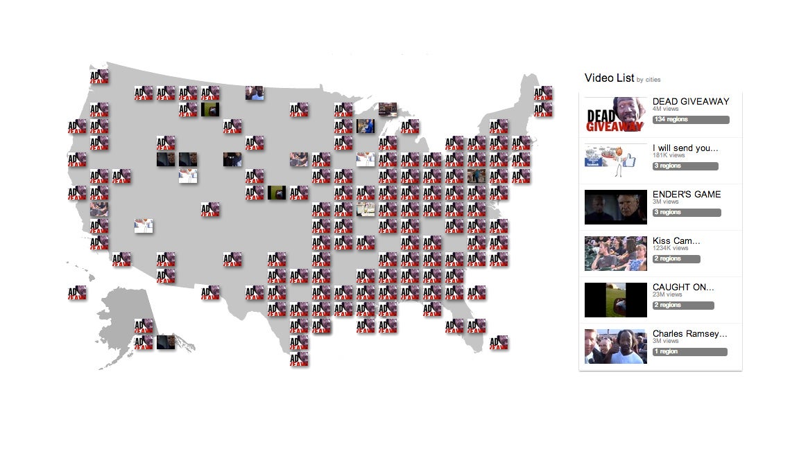 YouTube Trends Map: An At-A-Glace Breakdown Of What's Going Viral ...