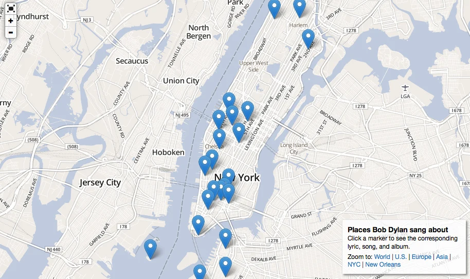 Find Positively 4th Street-and Everywhere Else Bob Dylan Sang About-On ...