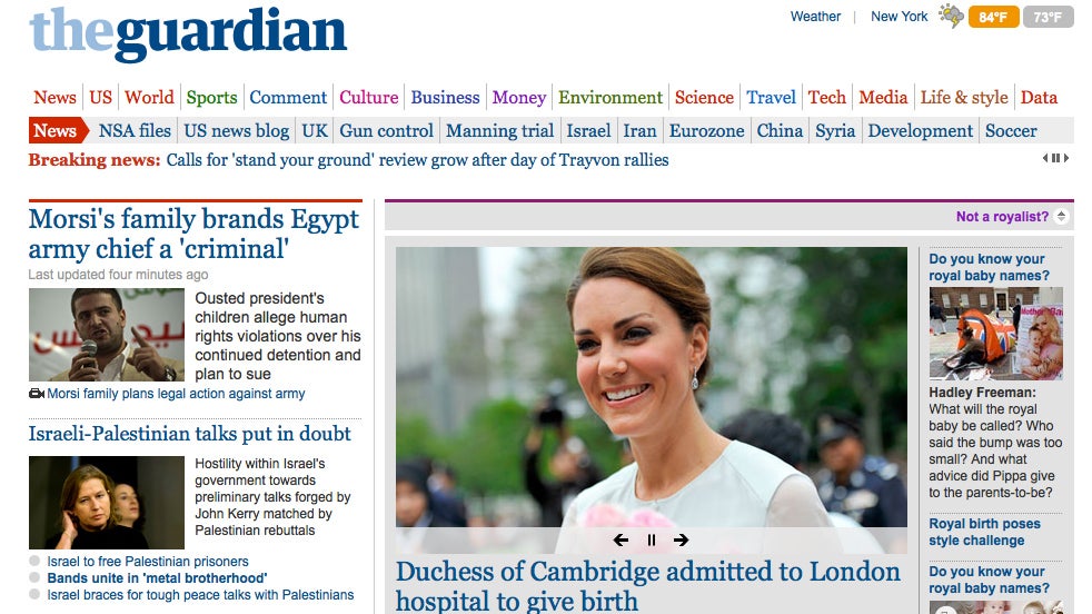 Guardian’s “Non-Royalist” Mode Lets You Opt Out of Baby News - Fast Company