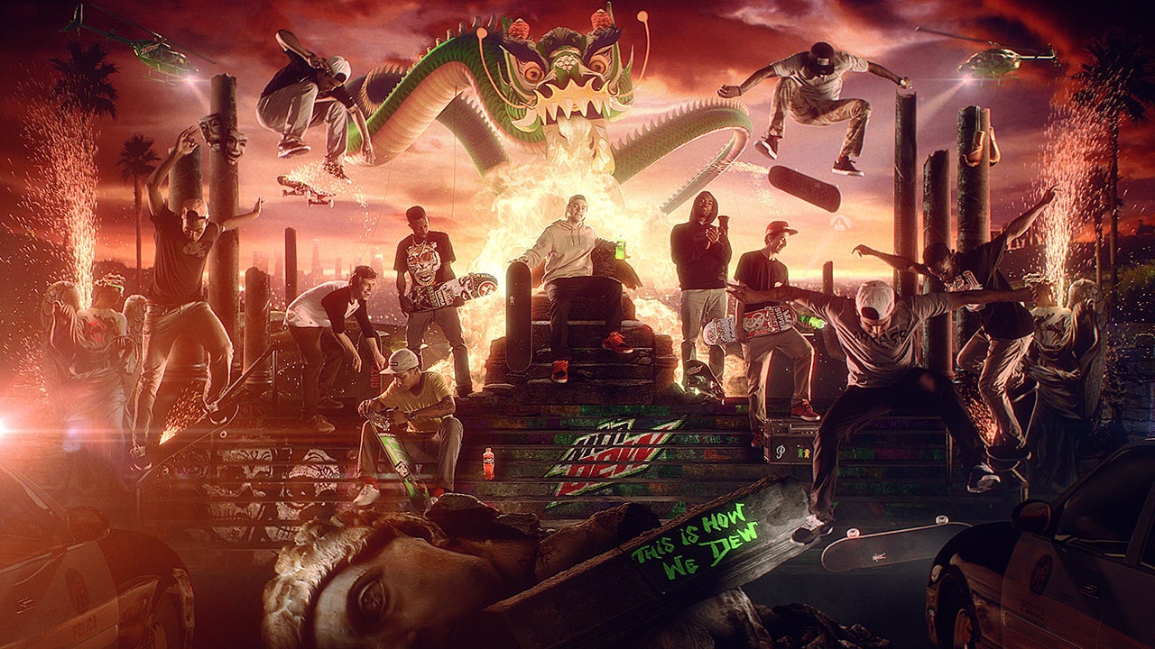 Mountain Dew Commercials Create Fantastical Living Portraits Of The ...