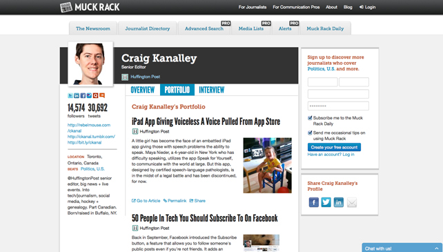 Muck Rack's New Landing Pages For Journalists Put PR Spam On Notice ...