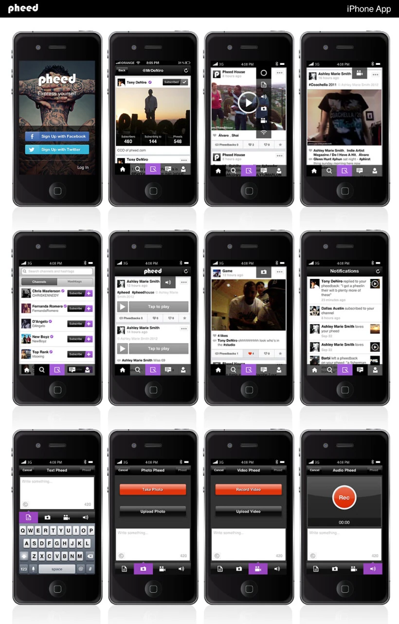 Pheed Launches A Social Network That Feels Like A Mash-Up Of Every ...