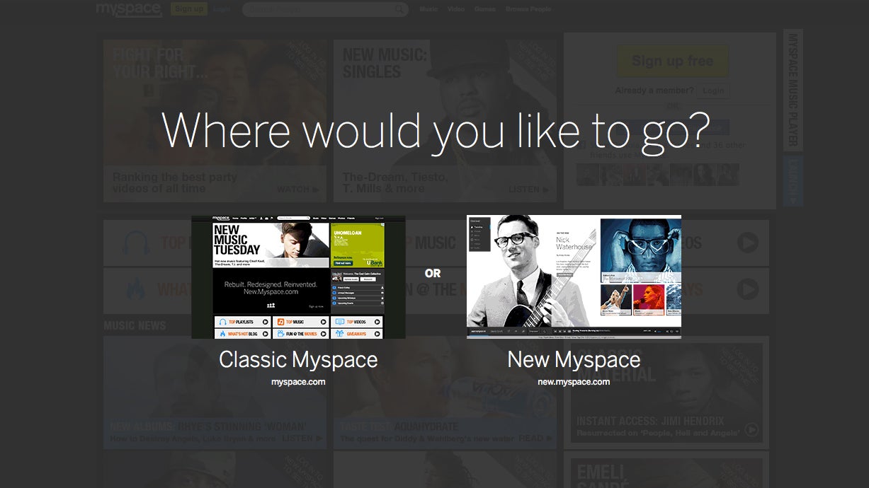 Live From New York, It's Justin Timberlake (And The New Myspace) - Fast ...