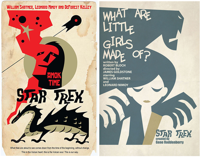 All 80 Original "Star Trek" Episodes Rendered As Movie Posters - Fast ...