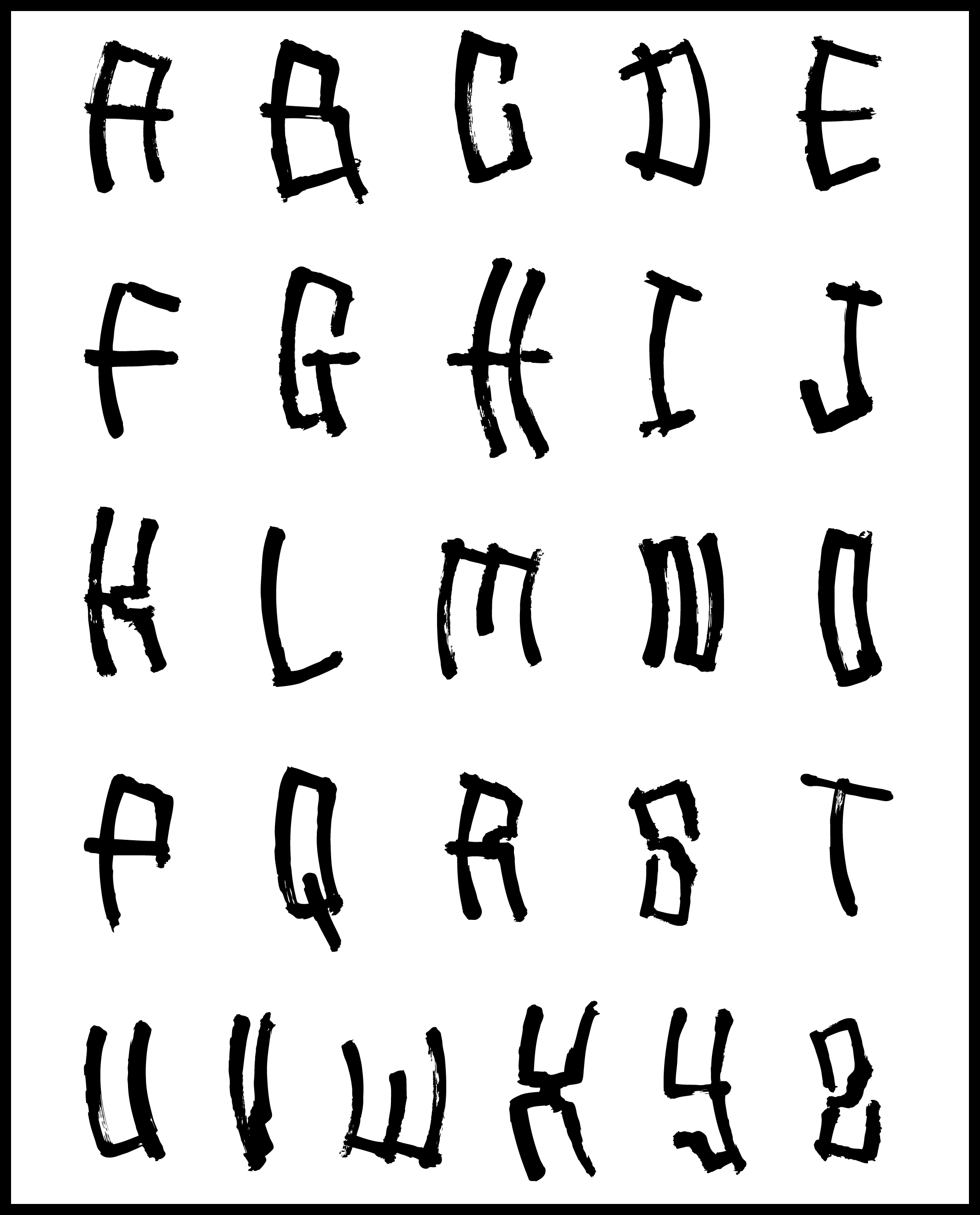 This Font Was Designed By A Robot Practicing Calligraphy - Fast Company