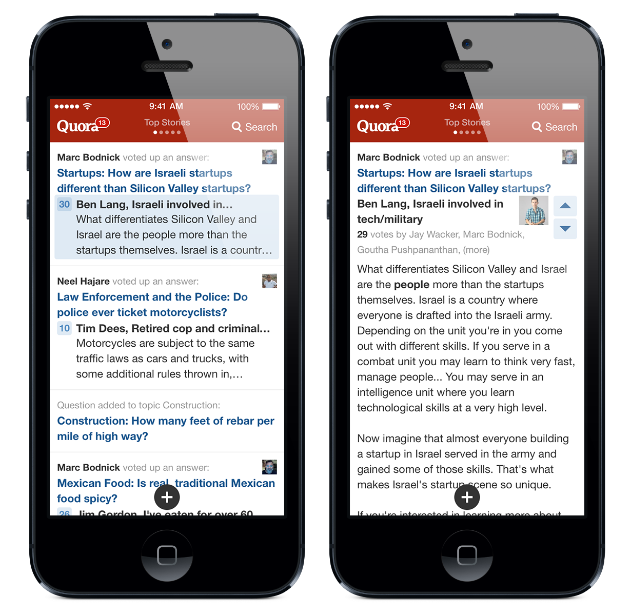 Quora Redesigns Its iPhone App From the Ground Up for iOS 7 - Fast Company