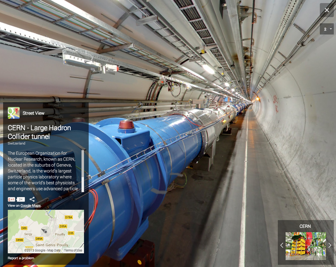 Google Street View Lets You Take A Virtual Tour Of CERN - Fast Company
