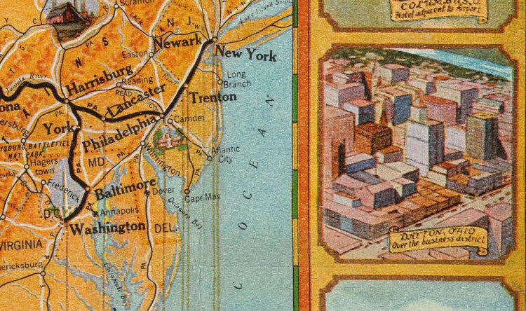 This Map Shows What It Was Like To Fly In The Roaring '20s - Fast Company
