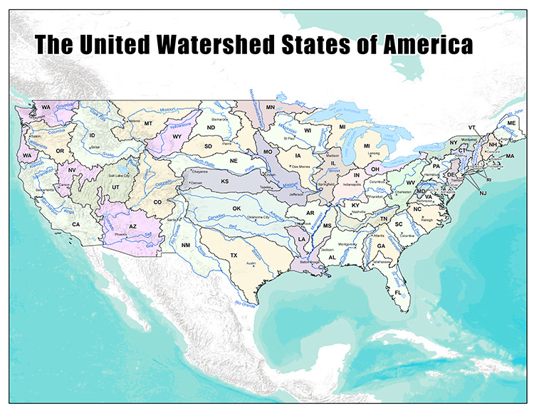 A New Map Of The U.S., Created From Where We Get Our Water - Fast Company