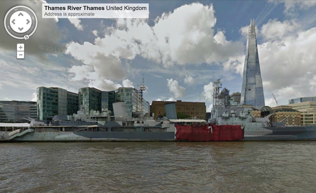 Google Street View Travels Down The River Thames - Fast Company