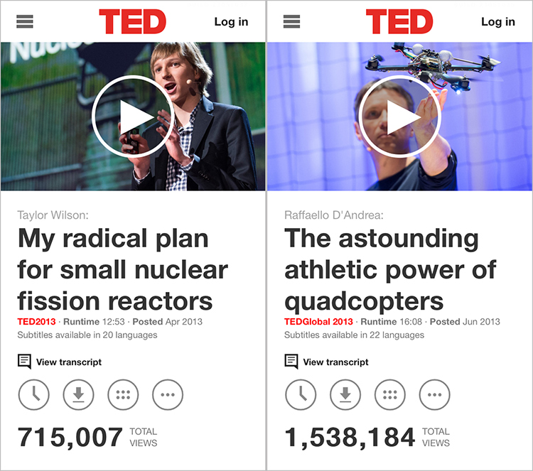 TED Rebuilds Its Site For The Future Of Online Video - Fast Company