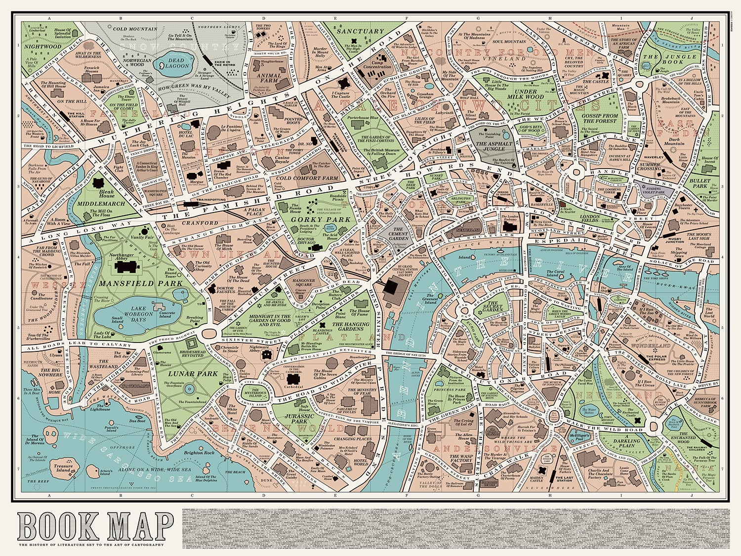 Infographic: Explore The World Of Literary London With This Exquisite ...