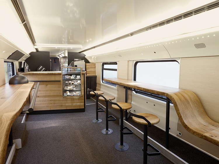 This Train Is Hiding A Full Starbucks Store Inside - Fast Company