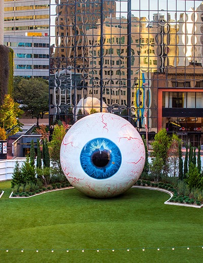 There Is A 30-Foot-Tall Eyeball In Downtown Dallas - Fast Company