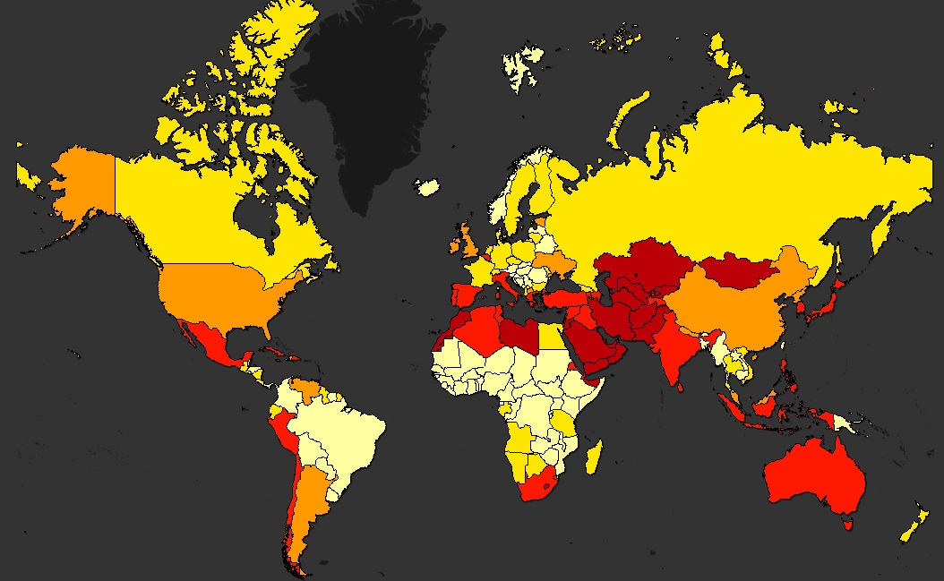 The Most Water-Stressed Countries In The World - Fast Company