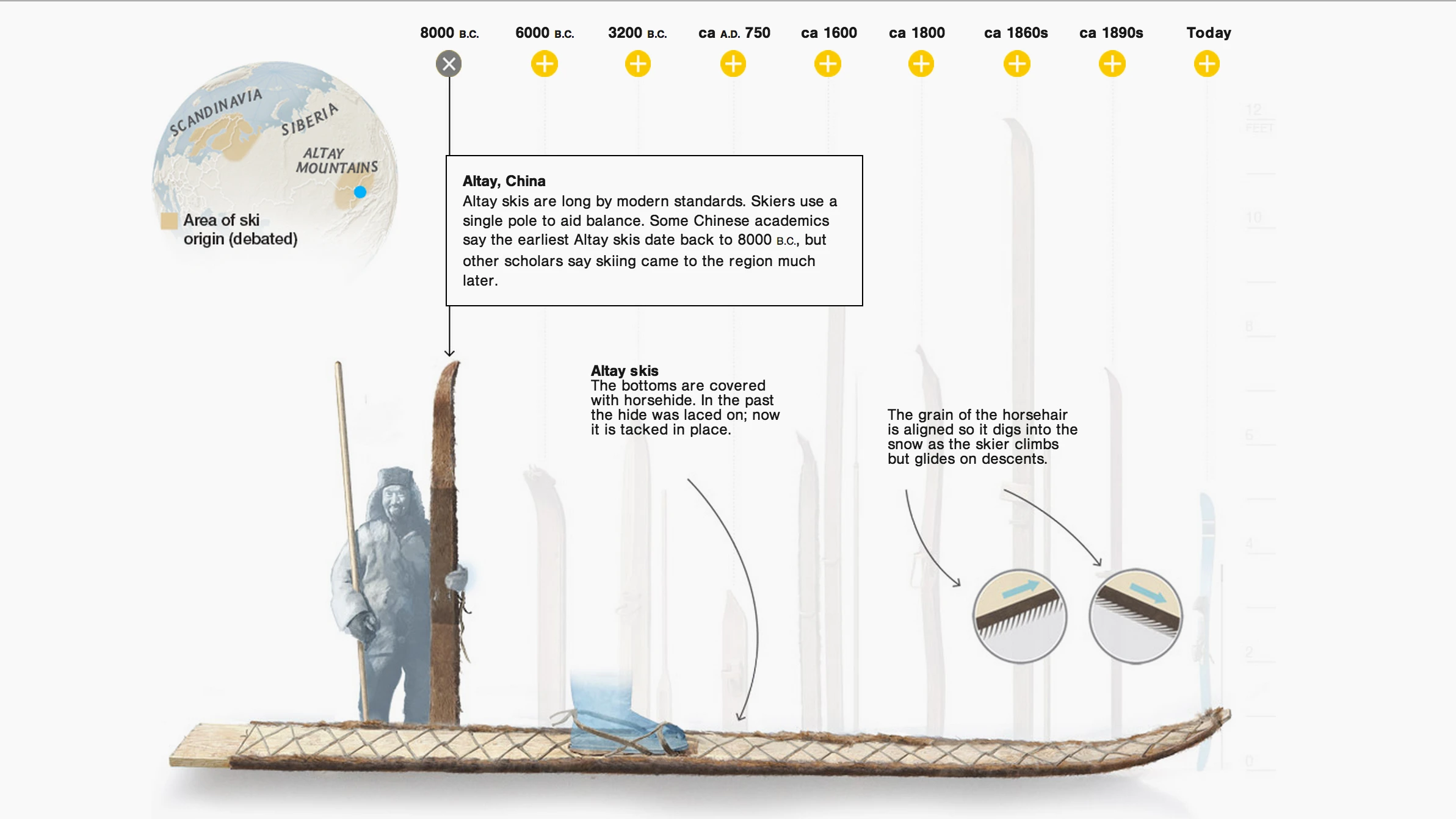 Infographic: The Surprising History Of The World's First Skis - Fast ...