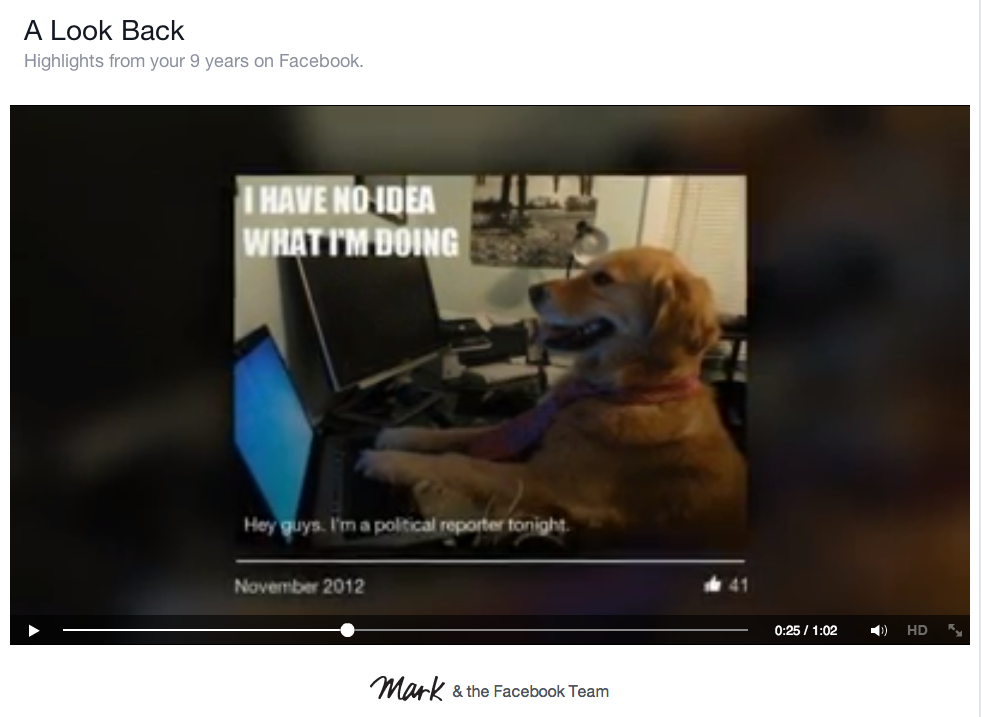 Facebook Celebrates 10th Birthday With Nostalgic "Lookback" Tool That ...