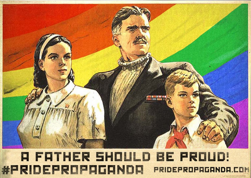 Soviet Propaganda Becomes Fabulous Gay Pride Posters - Fast Company
