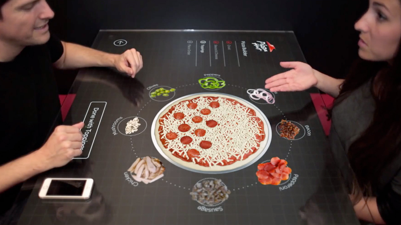 Pizza Hut's Interactive Touch Table Could Be Coming to a Restaurant ...