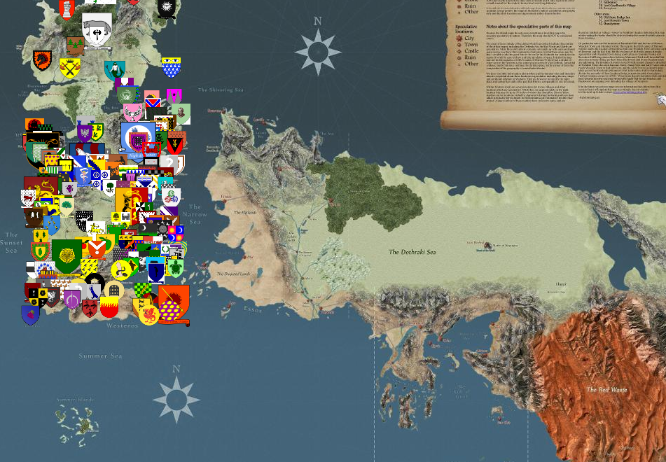 Google Maps Fans Take On The Insane Geography Of Game Of Thrones - Fast ...