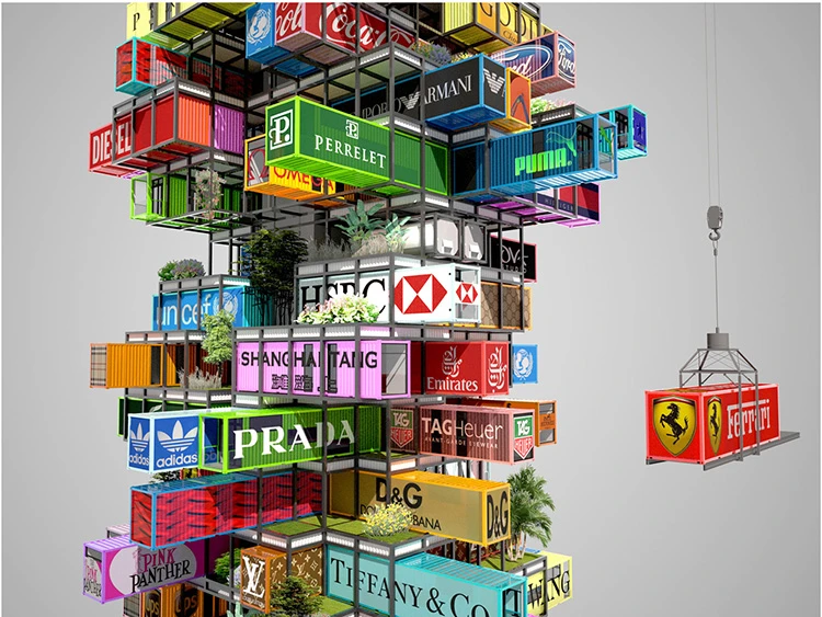 A Tower Of Shipping Containers That Can Reshape Itself In A Disaster ...