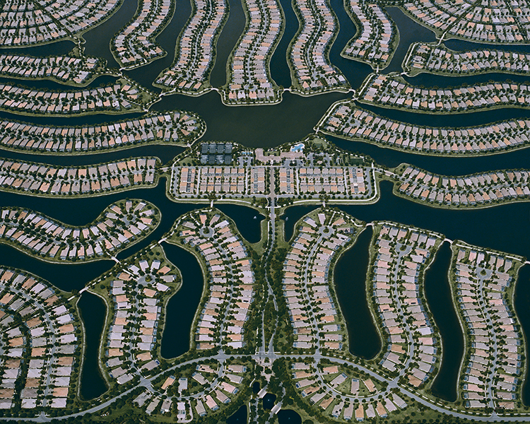 America's Oddly Beautiful Suburban Sprawl, Photographed From The Sky ...