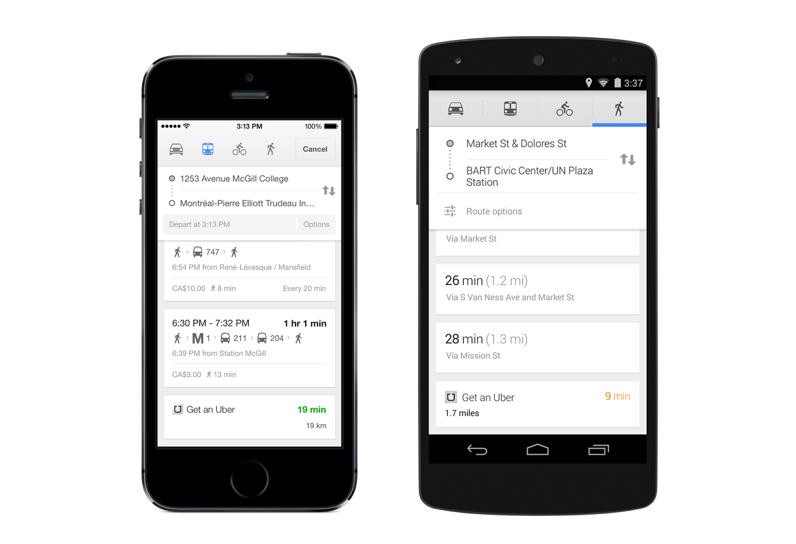 Now You Can Hail An Uber Car From The Google Maps App - Fast Company