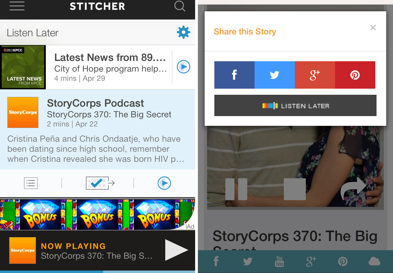 You Can Now Listen Later With Stitcher's "Instapaper For Audio" - Fast ...
