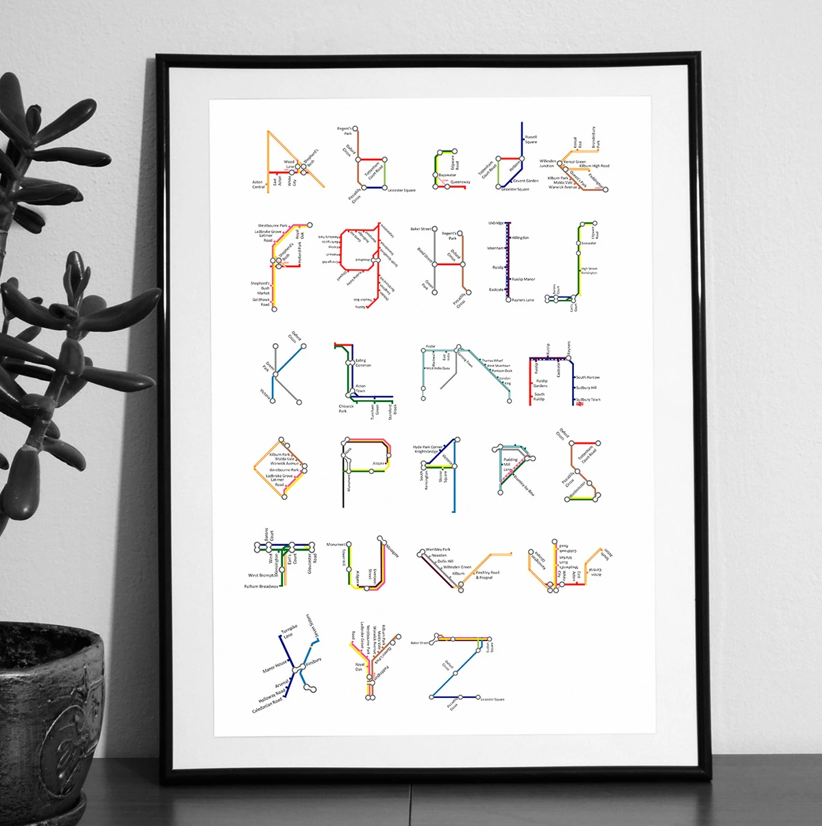 Subway Maps Turned Into Artsy Typefaces - Fast Company